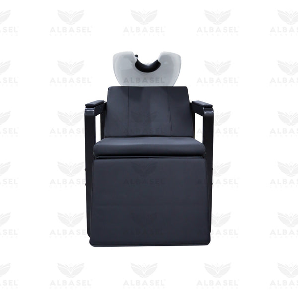 Salon Spa Black Electric Hair Washing Shampoo Chair with Massage ...