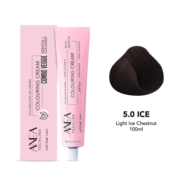 Anea Colouring Cream 100ml 5.0 Ice Light Ice Chestnut – Albasel cosmetics